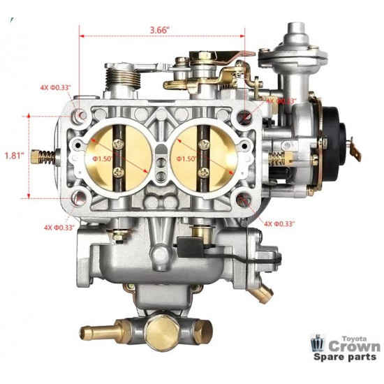 Carburetor Weber 38/38 DGAS DGES